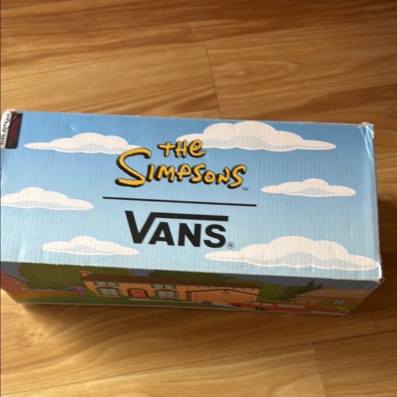 Vans | Shoes | Vans The Simpsons Blue Shoe Box | Poshmark
